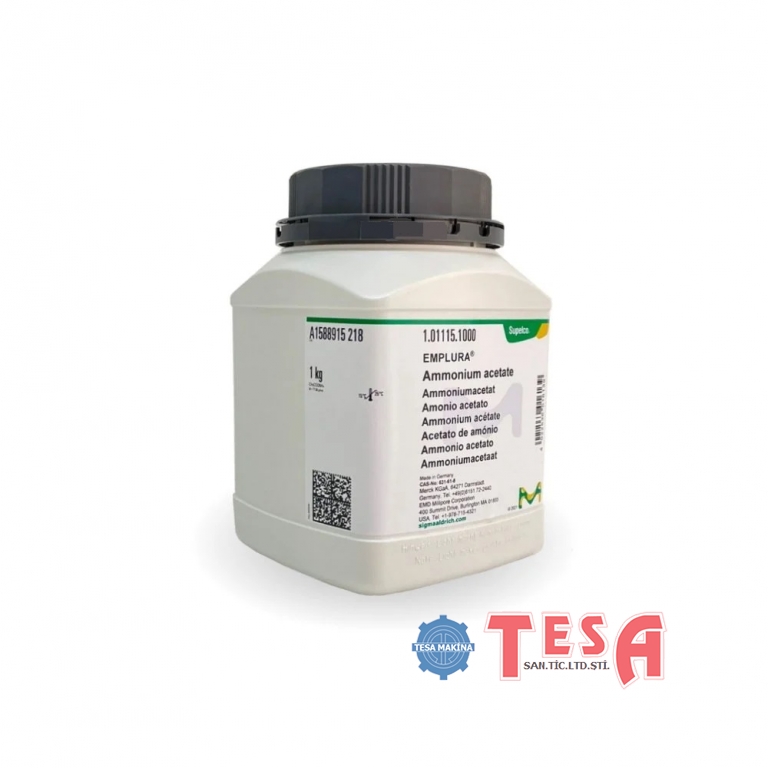 MERCK 1.01115.1000 - Ammonium Acetate Extra Pure - TESA Lab. San. Tic ...